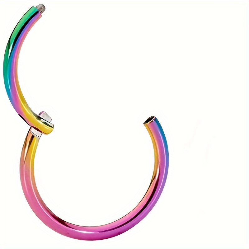 1 Stück Mode Edelstahl Hoop Nasenring Lippenring Ohrringe - Temu Germany