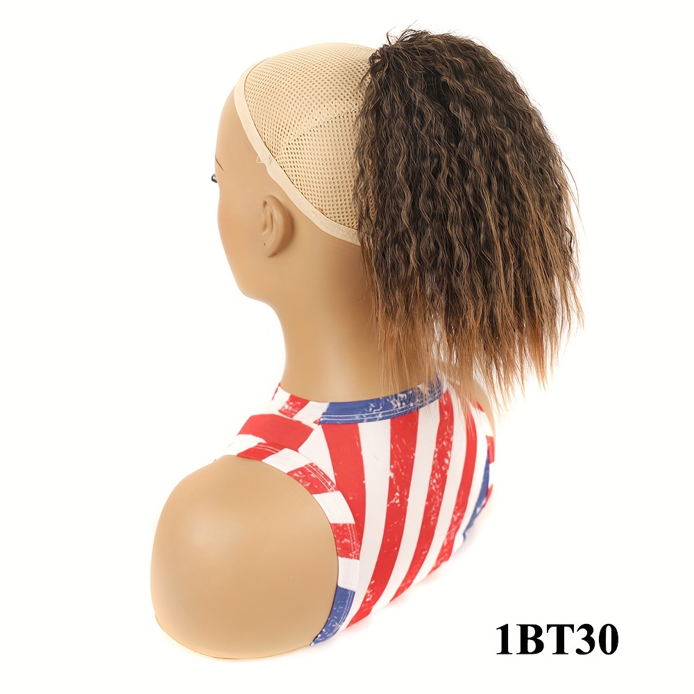 Drawstring Ponytail 2 Clips Hair Extension Short - Temu United Kingdom