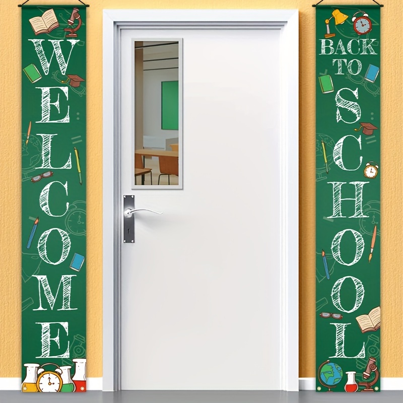 Welcome Back School Banner Door First Day School Porch - Temu Canada
