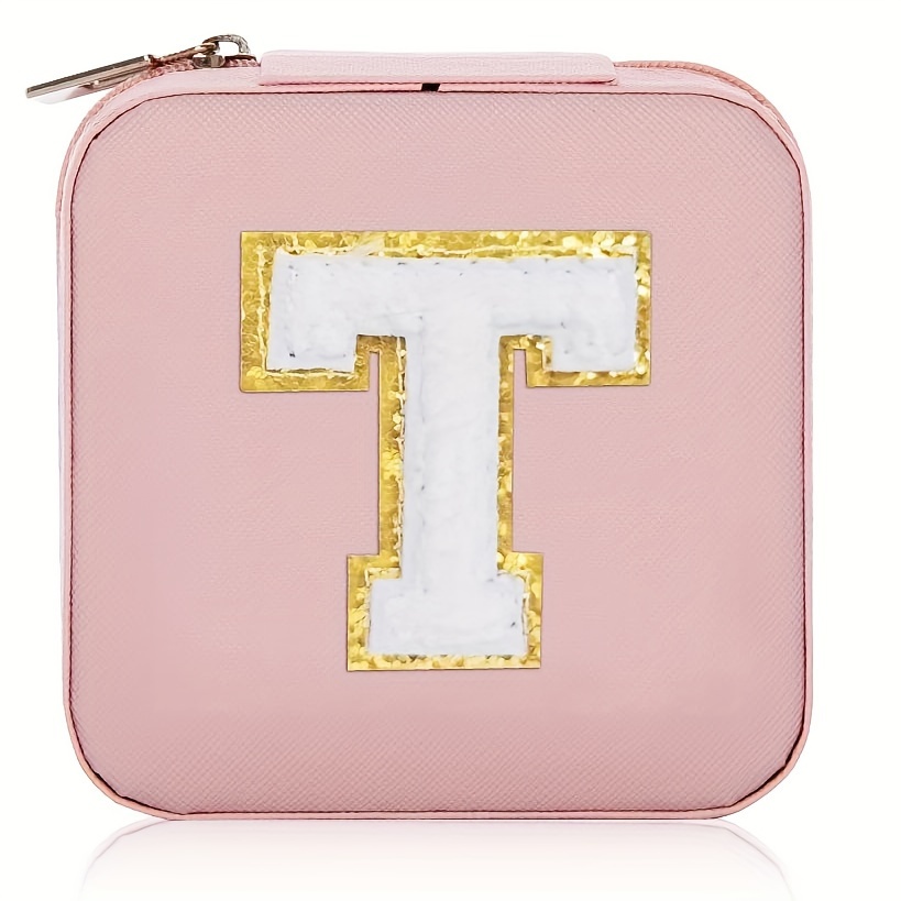 Mini Organisateur Bijoux Rose Miroir Porte bagues Boucles - Temu France