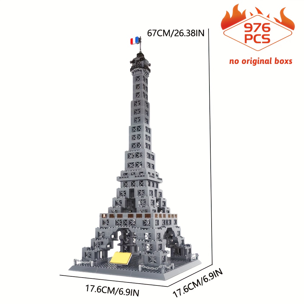 Ideas Famous Building The Eiffel Tower Of Paris Street View Modular ...