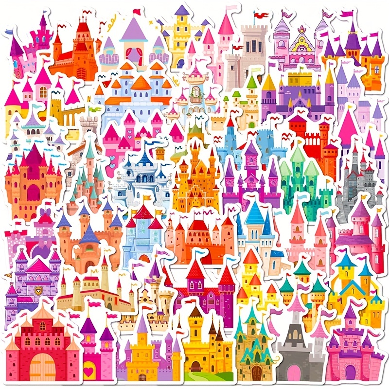 Castle Stickers Children Girl Princess Magic Dream - Temu Australia