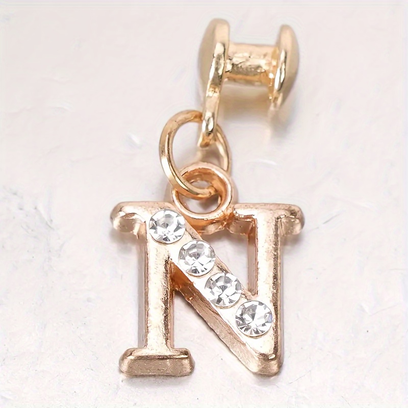 Adorable Rhinestone Letters Abcd Watch Decorations Silicone - Temu ...