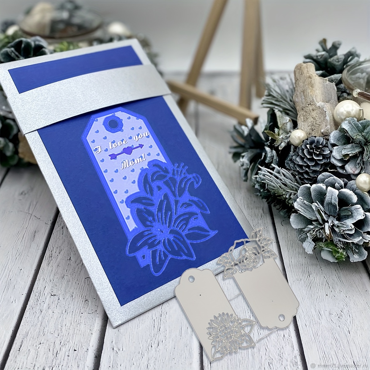 New 2024 Card Making Cutting Die Set Floral Tags Embossing - Temu Canada