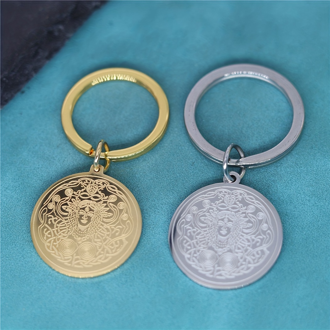 ancient second symbol is a goddess keychain stainless steel love beauty ...