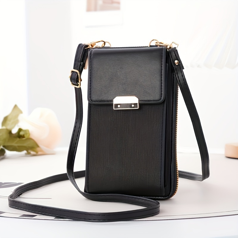 Mini Solid Color Shoulder Bag Minimalist Handbag Wallet - Temu New Zealand
