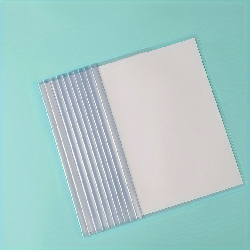 Morandi Color A4 File Folder Sliding Bar Thickened Pull Rod - Temu ...