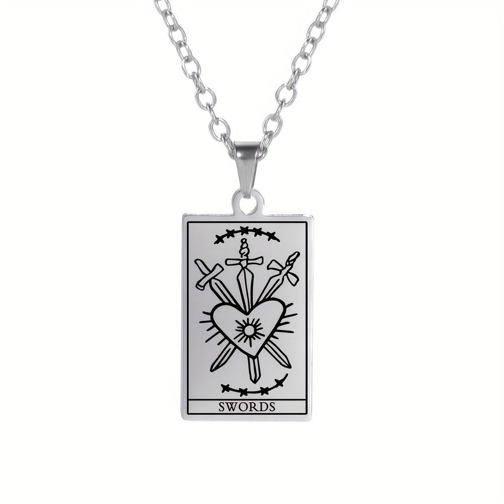 Three Arrows Heart Piercing Pattern Square Card Versatile - Temu United ...