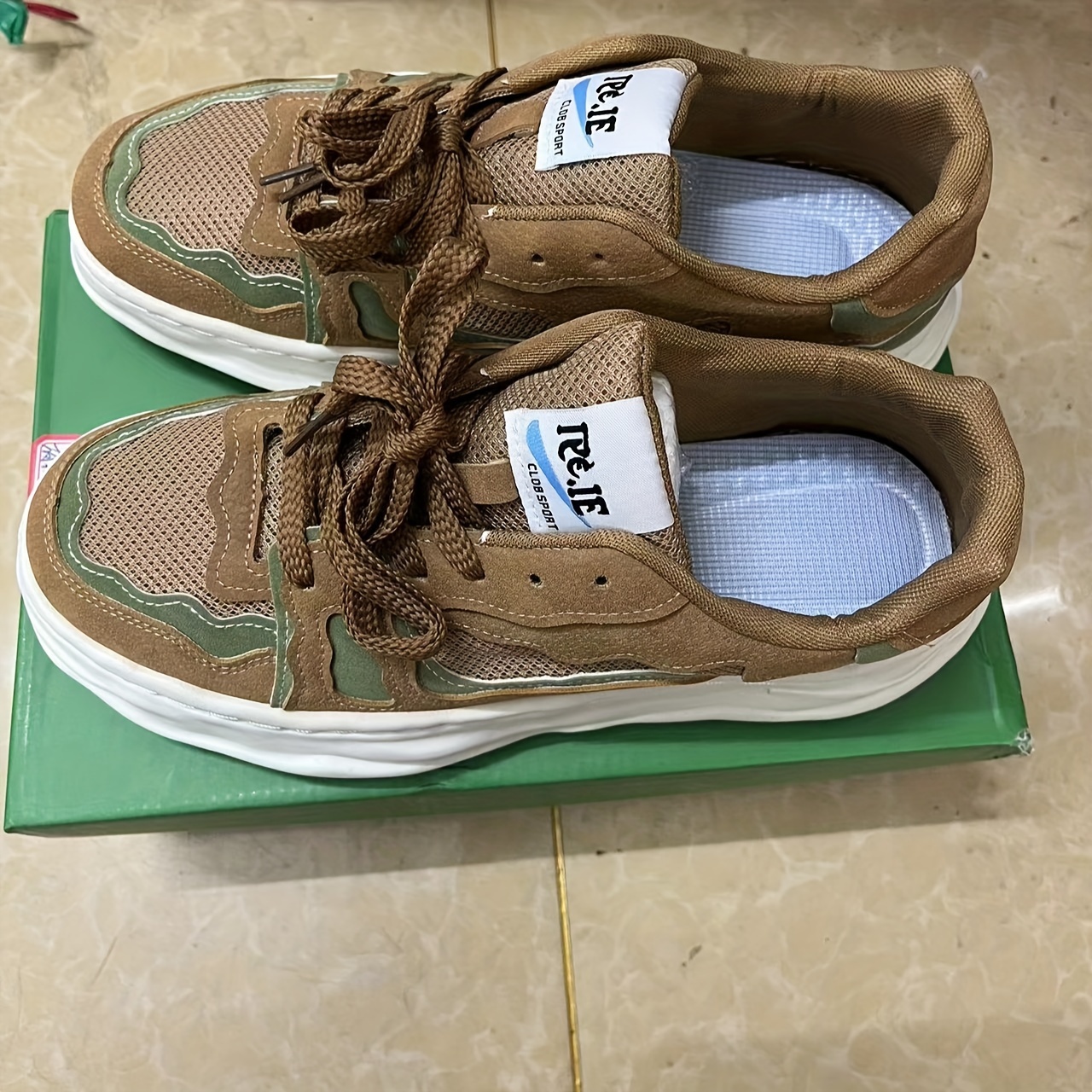 Mens Skate Shoes With Good Grip Breathable Lace Up Sneakers Mens ...