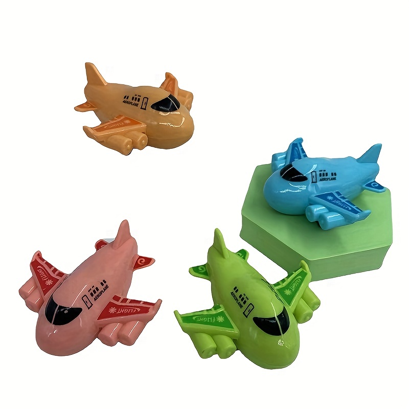 1 Unidad De Pasajeros De Avión Pequeño De Dibujos Animados Extraíbles 2 ...