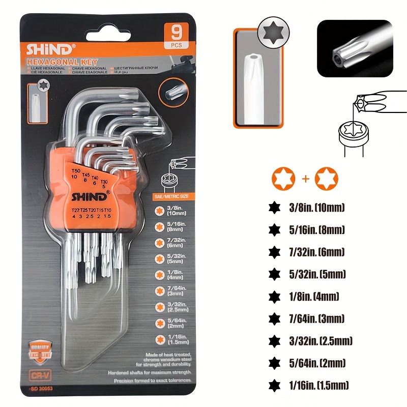 Universal hex wrench store