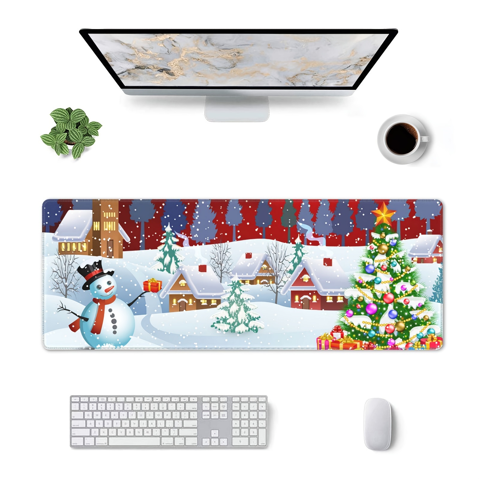 Merry Christmas Mouse Pad: Desk Protector Decoration Gaming - Temu