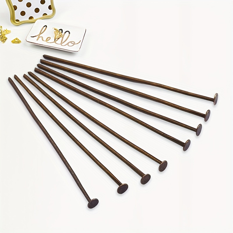 T Shaped Flat Head Pins Headpins Earrings Necklace Jewelry - Temu Denmark