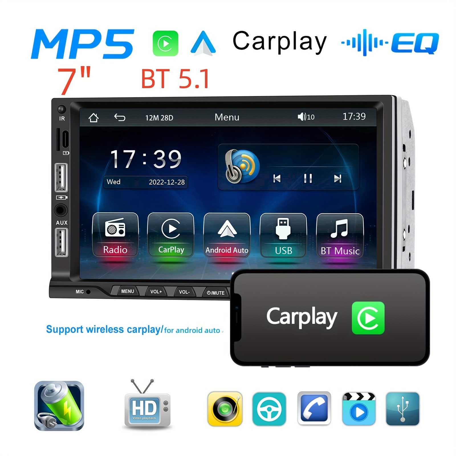 Mp4 Touch Screen With Camera