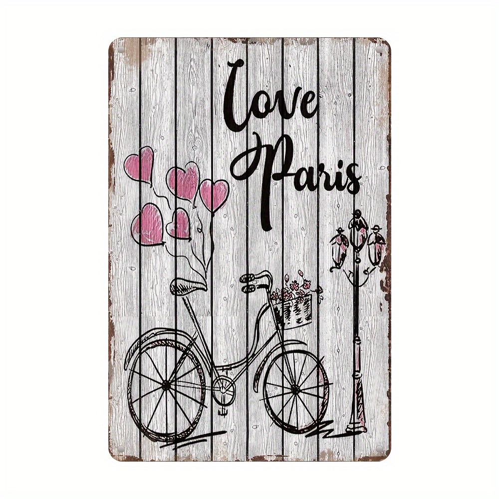 Rectangle Metal Tin Sign Classic Vintage Bicycle Metal Logo - Temu