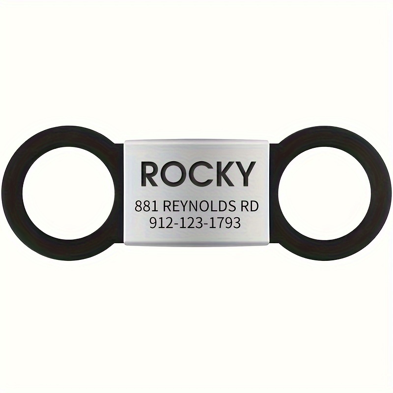 Personalized Dog Collar Slide Pet Id Tag Custom Engraved Cat - Temu ...