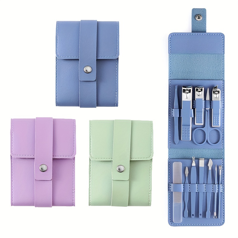 Professional Manicure Portable Set Stainless Steel Nail Care - Temu ...