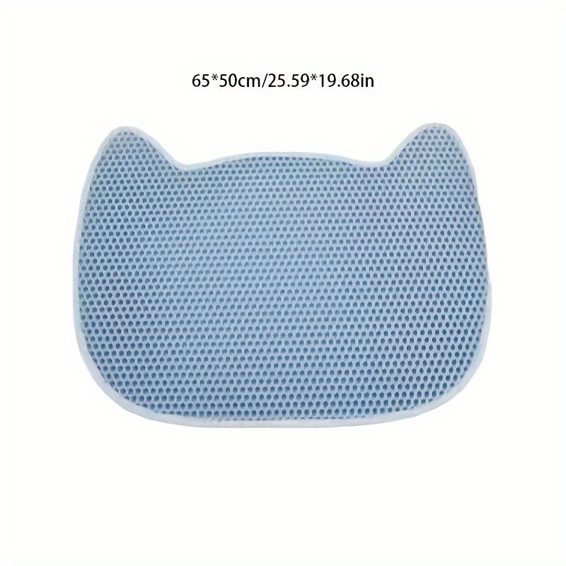 Cat Head Shaped Waterproof Cat Litter Trapping Mat Double - Temu United ...