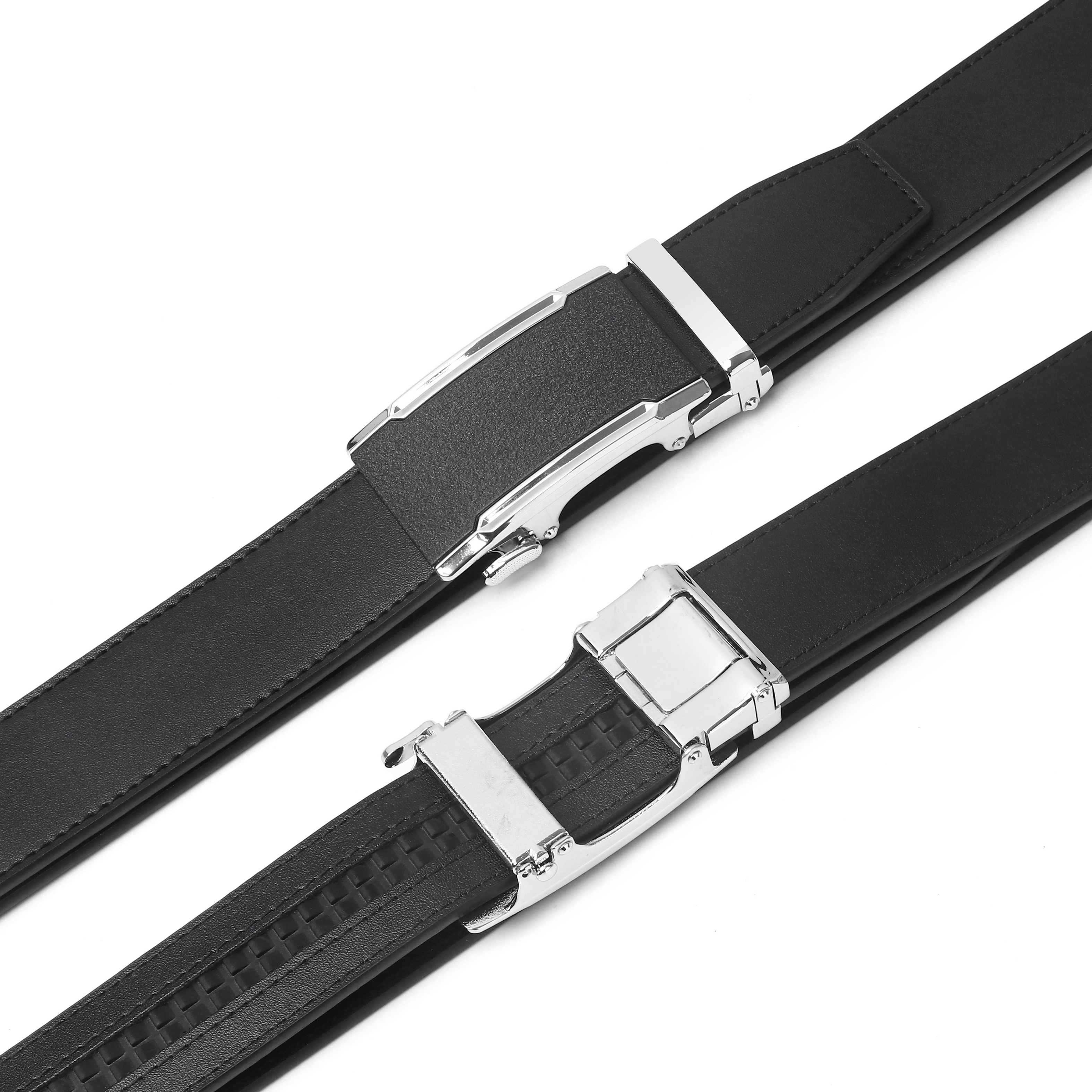 Mens Automatic Buckle Leather Belt Husband Boyfriends Birthday Gifts ...