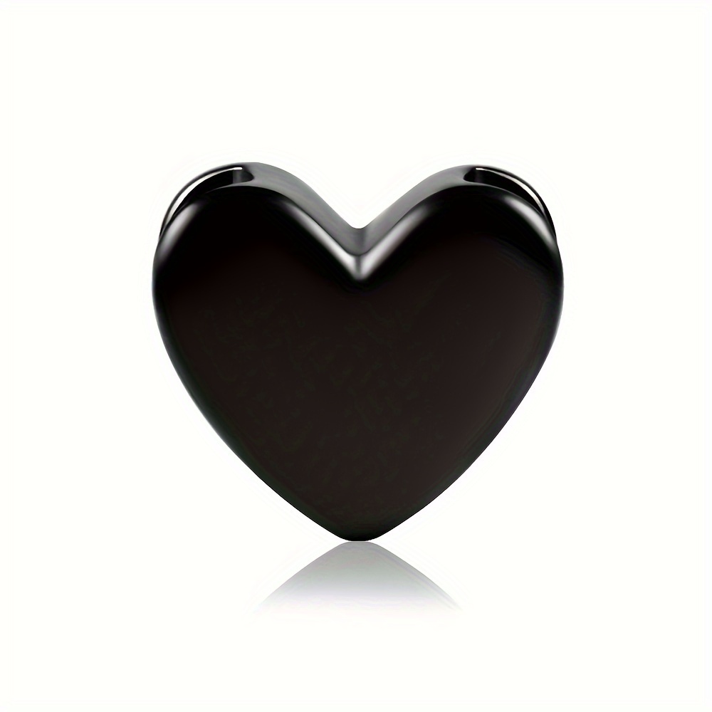 Love Heart Ear Hanger Weights Stainless Steel Ear Expander - Temu ...