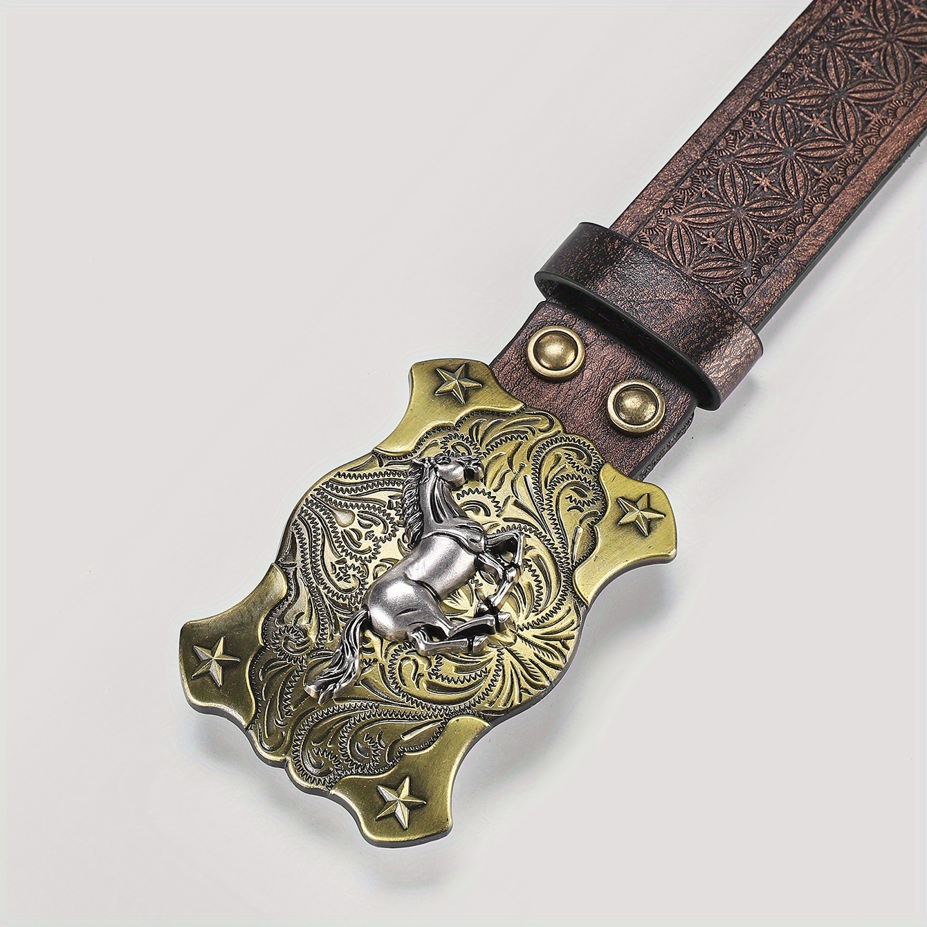 Casual Retro Belt Business Men's Belt Western Cowboy - Temu Canada