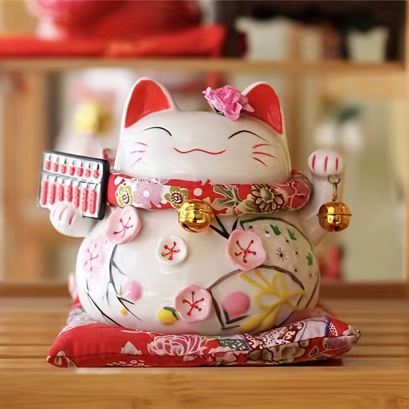 Japanese lucky cat piggy bank store