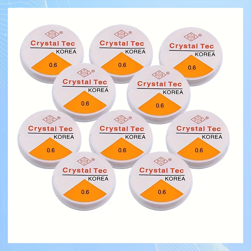 Crystal Elastic Thread Beading Rope Diy Necklace Bracelet - Temu Canada