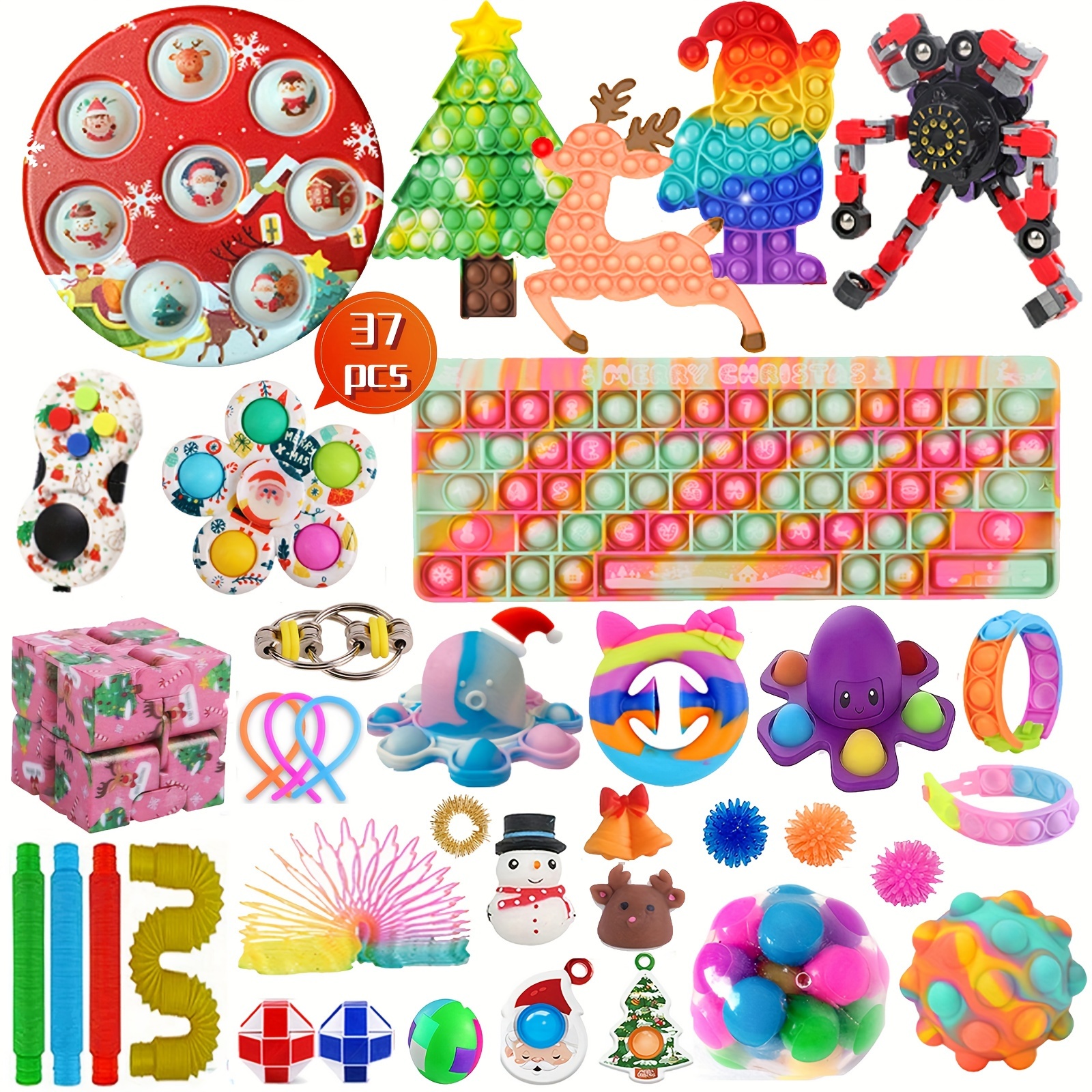 Sensory Fidgeting Toy Set Bag Suitable As Great Birthday - Temu Australia