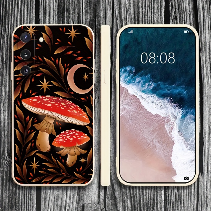 Red Mushroom Premium Pattern Samsung New Phone Case Suitable - Temu ...