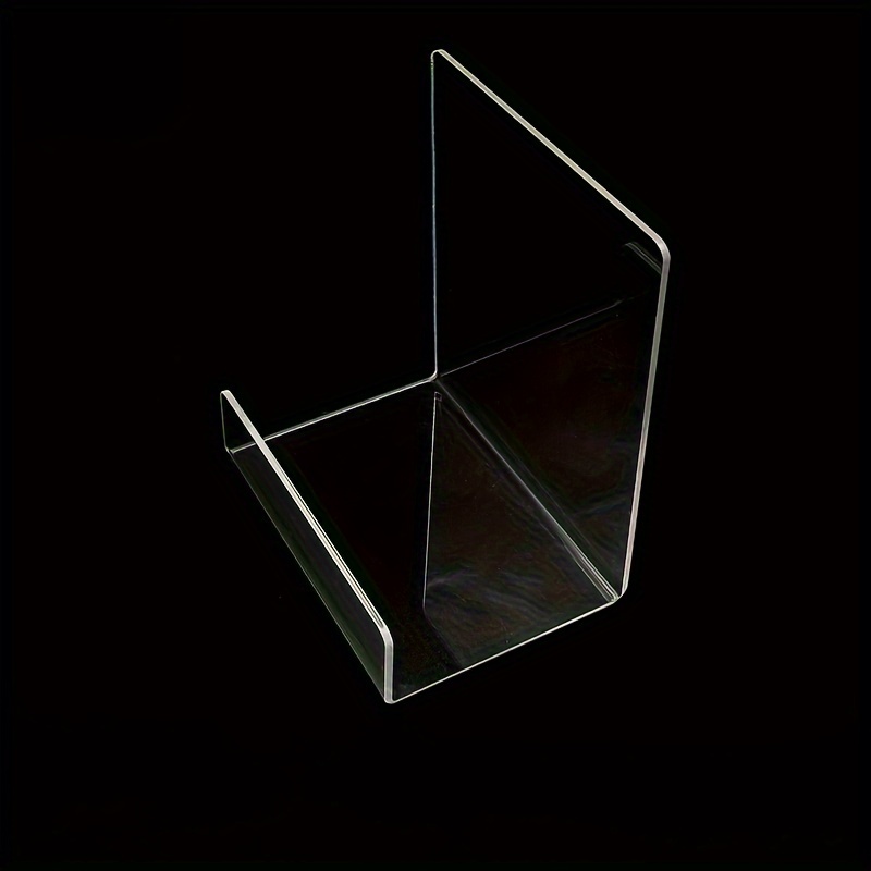 Acrylic Bookshelf Transparent Book Stand Desktop Office - Temu Australia