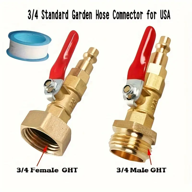 Brass Threaded Hose Ball Valve Switch Pipe Fittings Brass Temu