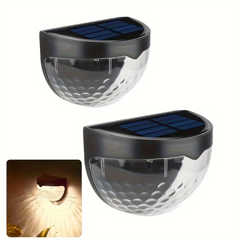 Solar Wall Lights Outdoor Waterproof 6 Led Step Lights - Temu United ...