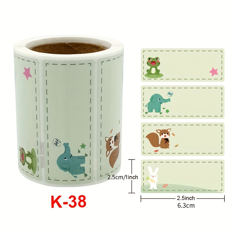 Children's Writing Label Stickers, Simple Multi-purpose Label Stickers ...