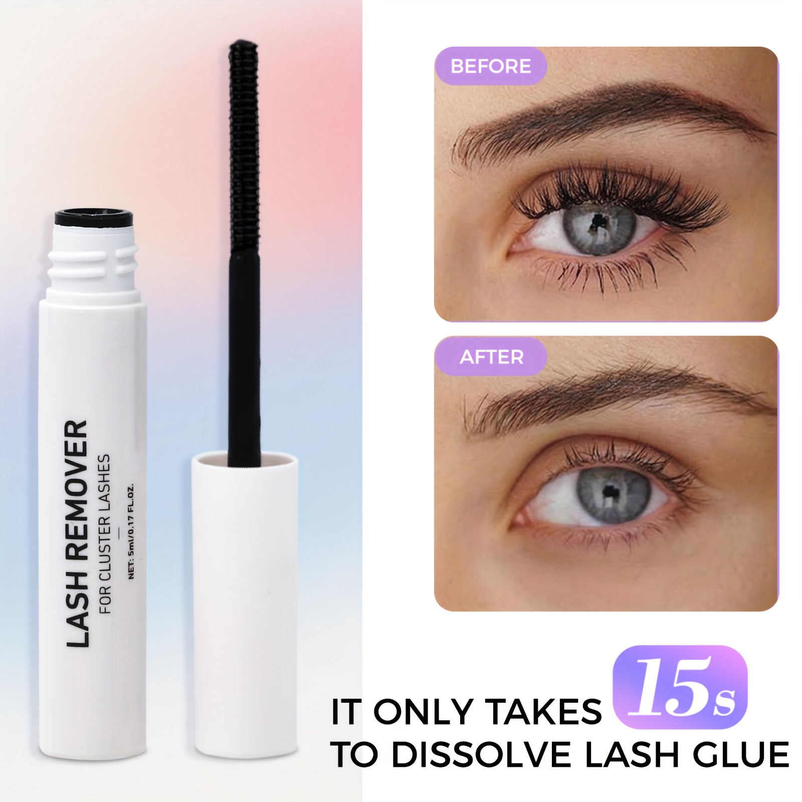 Cluster Lash Glue Lash Sealer Lash Remover Applicator Kit - Temu