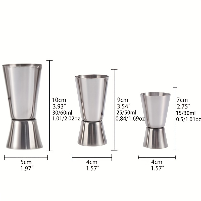 Measuring Cups Wine Cocktail Shaker Thickened Stainless - Temu