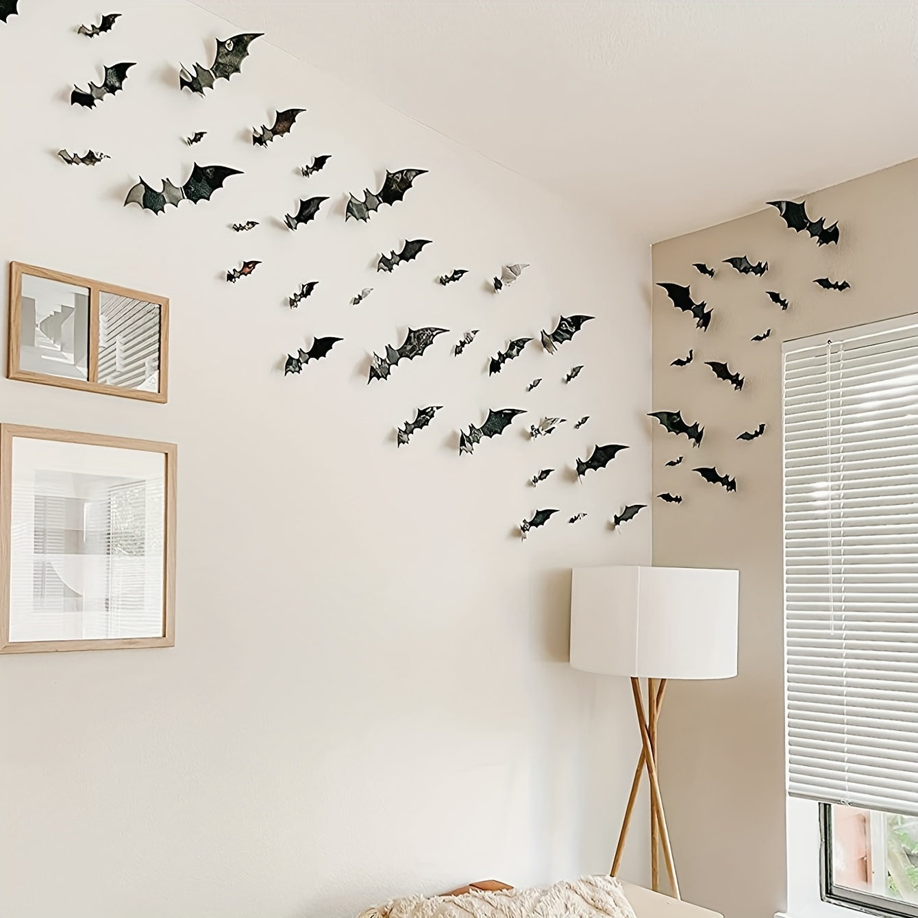 3d Three dimensional Bat Wall Stickers Halloween Bar Indoor - Temu ...