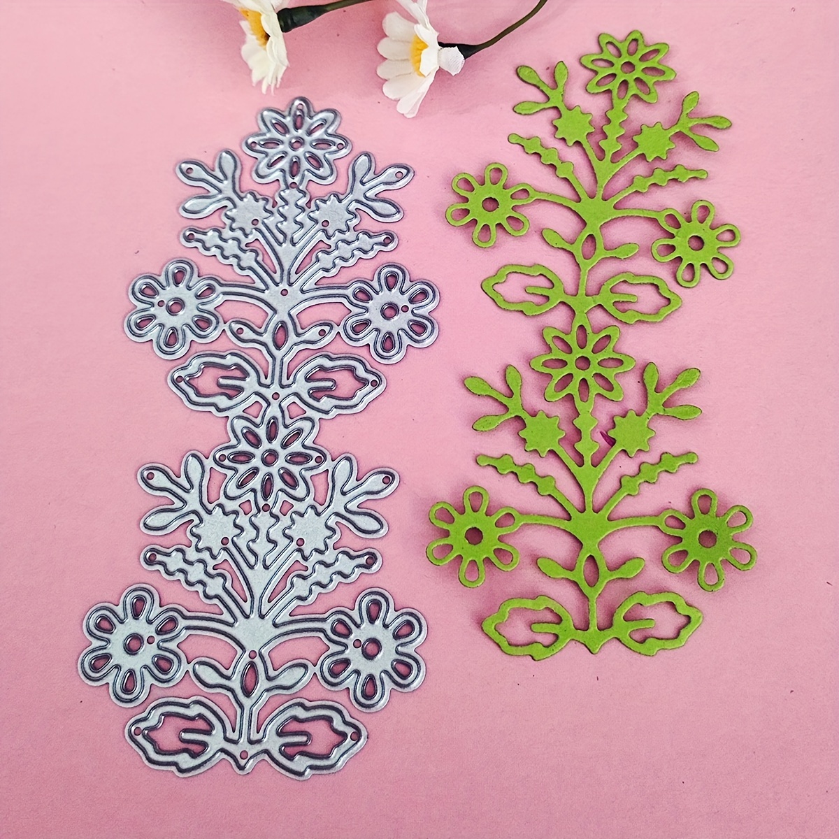 Flower Metal Cutting Dies Diy Scrapbooking Album Paper Card - Temu ...
