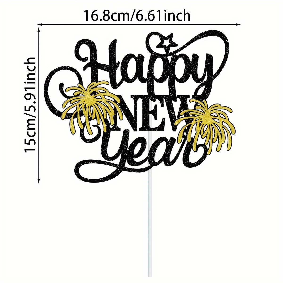Happy New Year New Year Cake Decor Cake Decoration Topper - Temu Australia