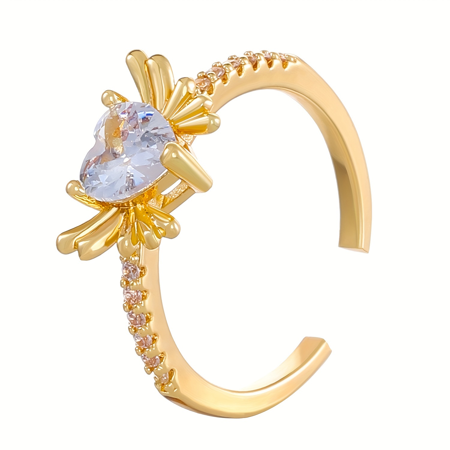 Love Angel Wings Couple Ring For Men Adjustable Opening Ring - Temu Ireland