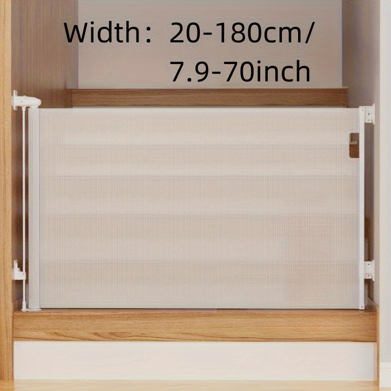Retractable Baby Gate Safety Baby Gates For Stairs Doorways - Temu ...