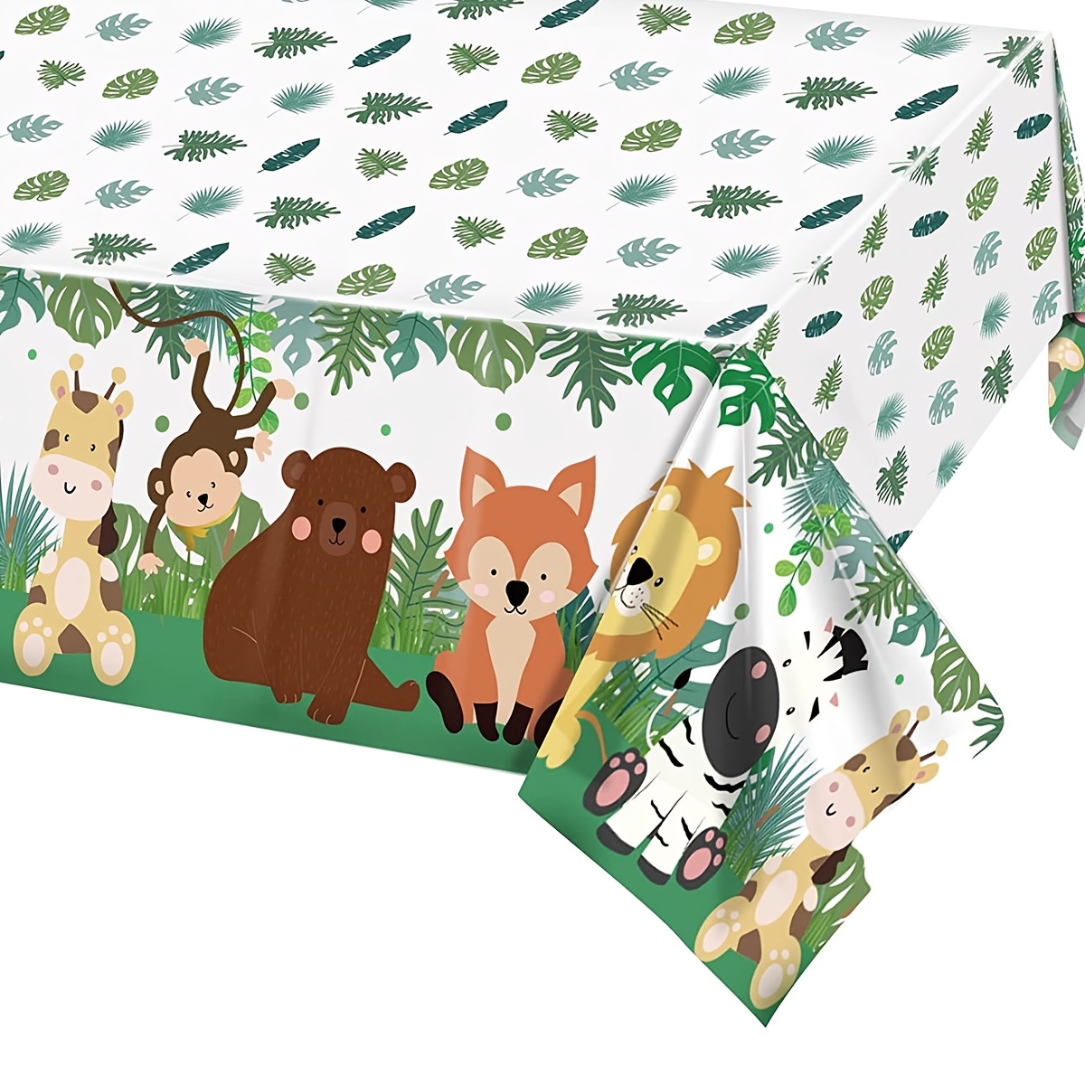 1 Pack 54 X 108 Jungle Theme Birthday Party Supplies For Kids Boys 1-pack-54-x-108-jungle-theme-birthday-party-supplies-for-kids-boys