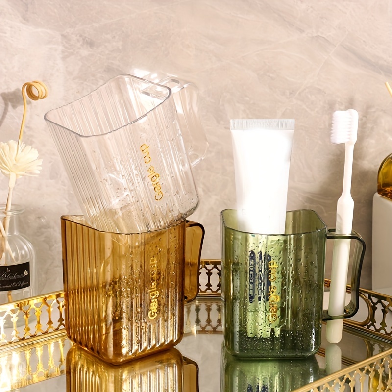 Household Transparent Toothbrush Cup Two in one Mouthwash - Temu United ...