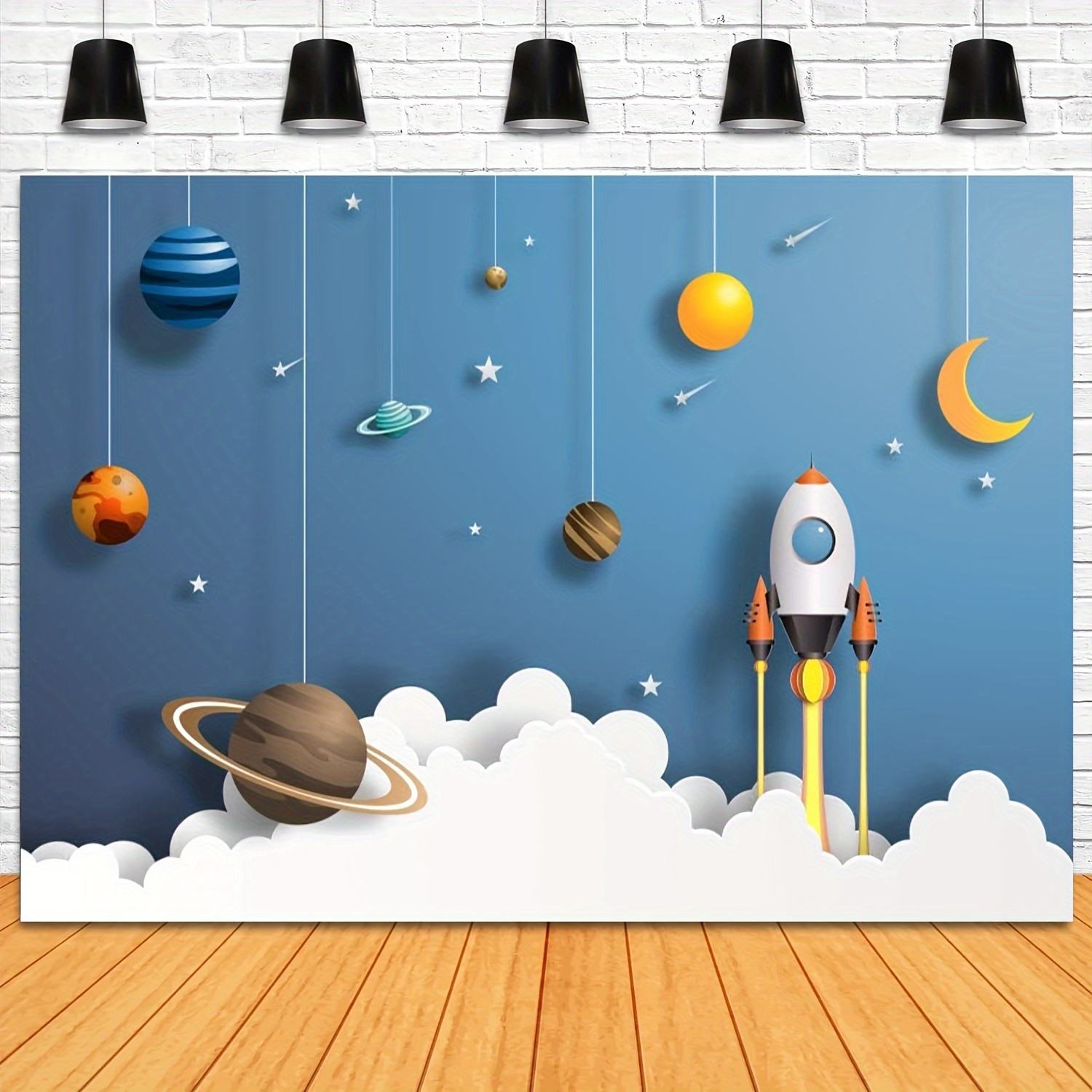 cartoon photography backdrop kids boys space theme - Temu Ireland