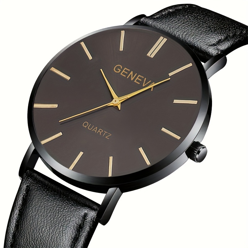 1pc Casual Business Ultra Thin Mens Quartz Watch | 90 Days Buyer ...
