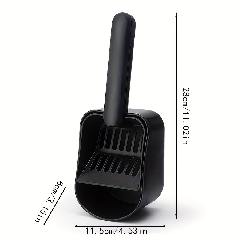 1pc 猫砂スクープ ホルダー付き 多機能猫砂シフターシャベル ゴミ容器付き ペットクリーニング用品 Temu Japan