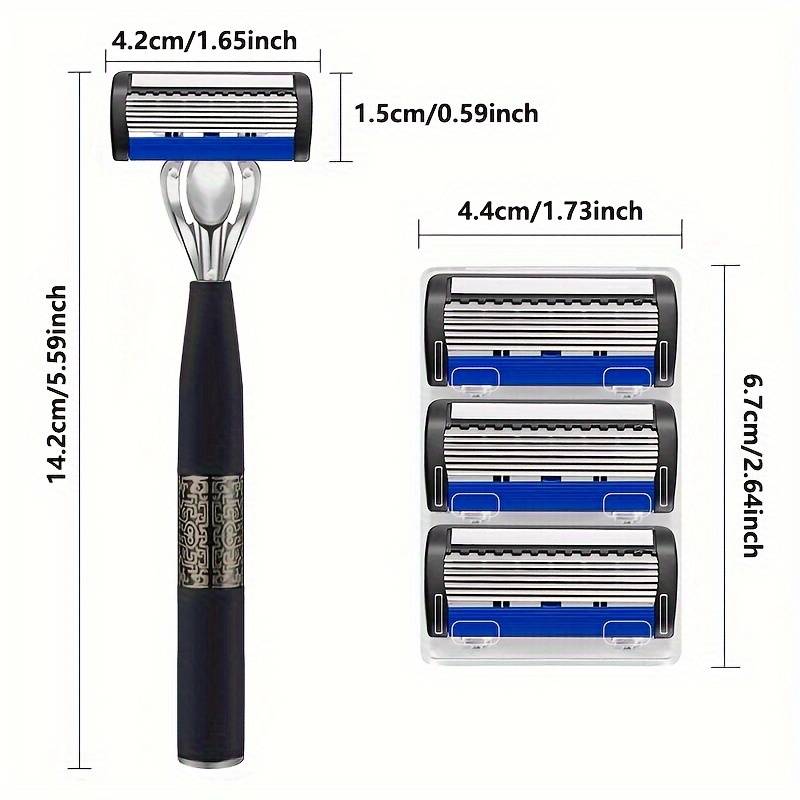 Manual 7 layers Chinese style Safety Razor Classic Shaving - Temu Canada