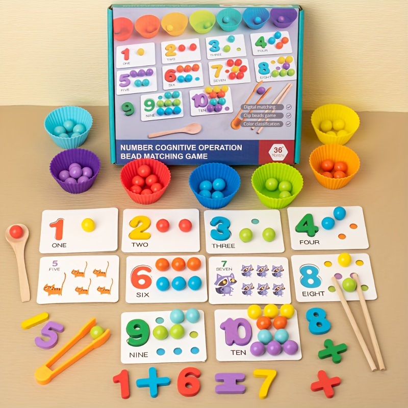 Montessori Kids Arithmetic Toys Number Cognitive - Temu Australia