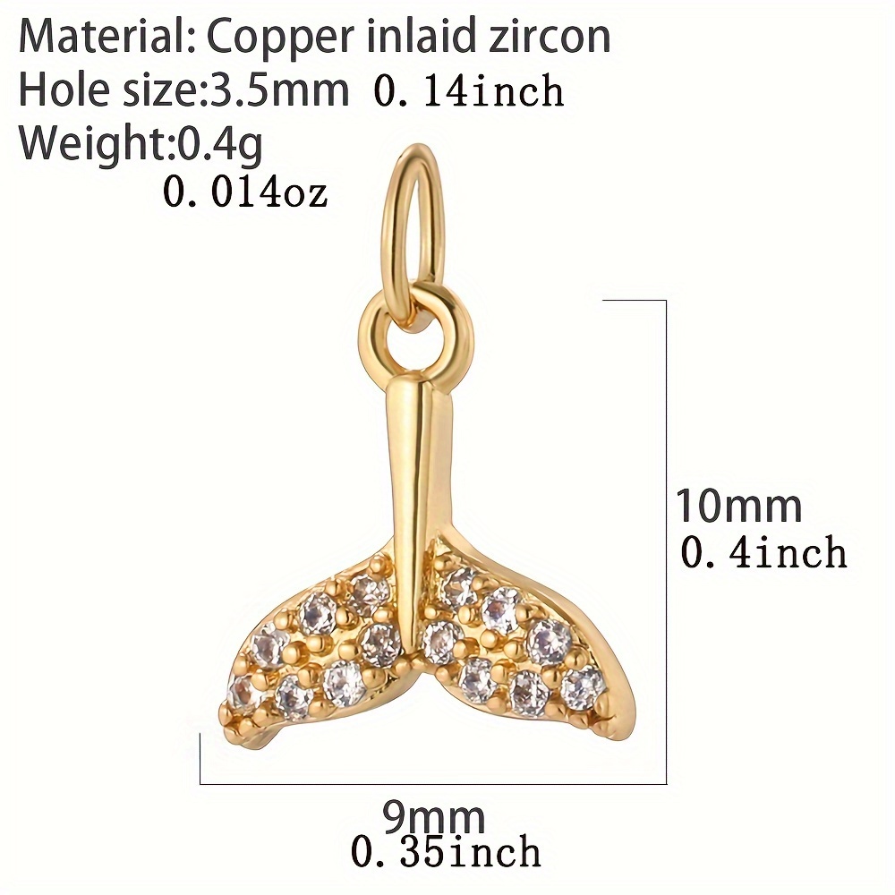 Cute Bear Flower Elephant Charms Jewelry Making Fish Tail - Temu United ...