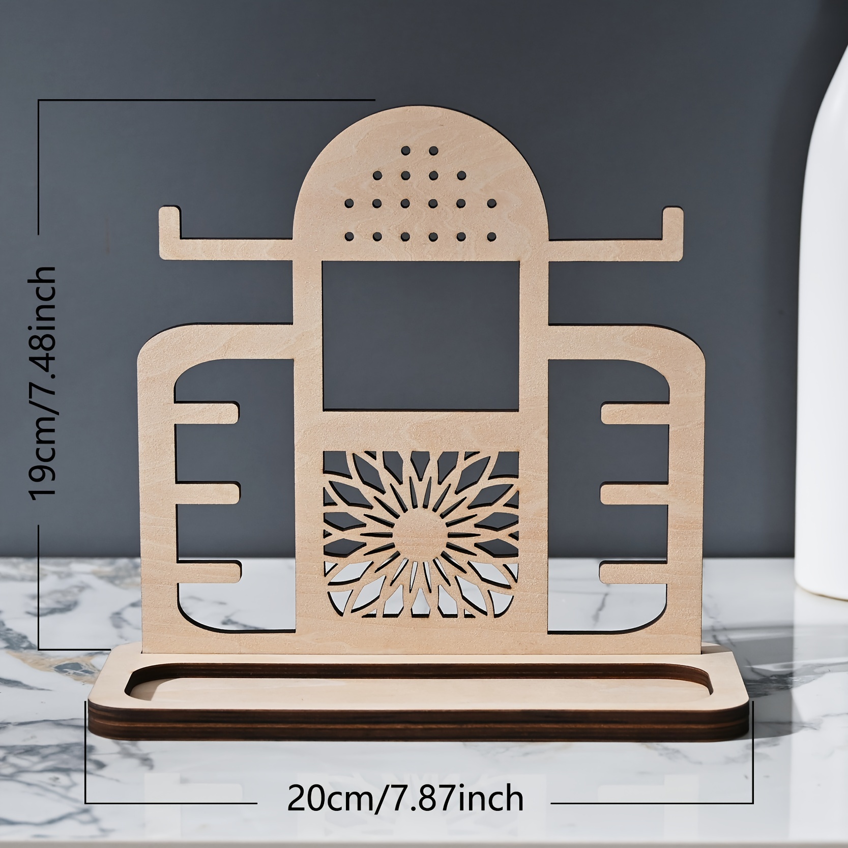 Wooden Jewelry Display Stand Boho Style Jewelry Holder Sun - Temu ...