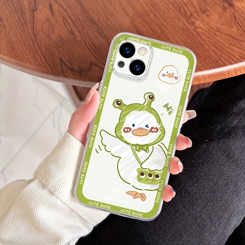 Premium Tpu Phone Case With Cute Sunshine Duck For Iphone 14 Plus 13 12 ...